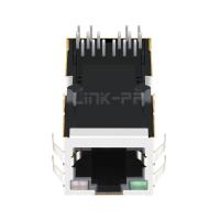 China LPJK0071A8NL 100/1000 Base-T Integrated Magnetics RJ45 Jack Single Port Green/Yellow&Green Led for sale