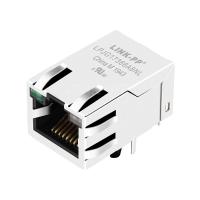 China RJMG264413101NR Compatible LINK-PP LPJG17366A8NL 1000 Base-T Integrated RJ45 Jack Green/Yellow&Green Led for sale
