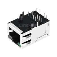 China RJMG264413101NR Compatible LINK-PP LPJG17366A8NL 1000 Base-T Integrated RJ45 Jack Green/Yellow&Green Led for sale