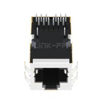 China LPJK1046CNL 1000 Base-T Single Port RJ45 PoE Gigabit Magnetics Jack Tab Up Without Led for sale
