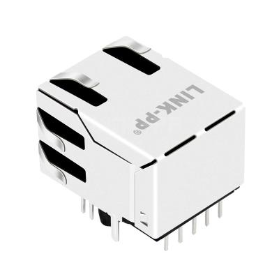 China L836-121T-KD 2.5G Base-T Tab Down RJ45 jack Female Connector With Green&Yellow/Green Led for sale