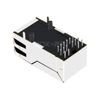 China LPJK25036AHNL 2.5G Base-T RJ45 Connector Integrated Magnetics 1 Port Tab UP for sale
