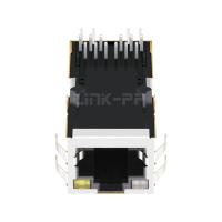 China Belfuse 0826-1X1T-JK-F Compatible LINK-PP Tab Up 5G Base-T 4PPoE Rj45 MagJack With Green&Orange/Yellow Leds for sale