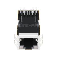 China LPJK9083A47NL 5G Base-T RJ45 Connector Single Port POE+ 60W Tab Up Yellow&Green&Yellow/Green Led for sale