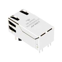 China LPJK9083A47NL 5G Base-T RJ45 Connector Single Port POE+ 60W Tab Up Yellow&Green&Yellow/Green Led for sale