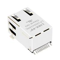China Pulse J3006G21DNL Compatible LINK-PP LPJ3094ABNL 10/100 Base-T Tab Up Green/Yellow Led SMD RJ45 Jack Connection for sale