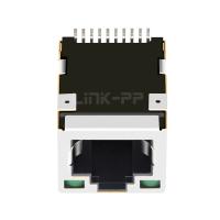 China Pulse JXD6-0002NL Compatible LINK-PP LPJ19434BCNL 10/100 Base-T  Green/Green LED Tab Up China SMT RJ45 connector Suppliers for sale