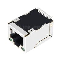 China Pulse JXD6-0002NL Compatible LINK-PP LPJ19434BCNL 10/100 Base-T  Green/Green LED Tab Up China SMT RJ45 connector Suppliers for sale