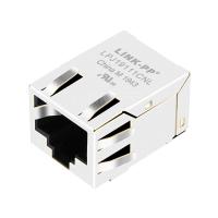 China Pulse J00006NL Compatible LINK-PP LPJ19111CNL 10/100 Base-T Without LED Tab Down SMT industrial ethernet rj45 connector for sale