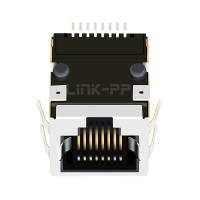 China Pulse J00006NL Compatible LINK-PP LPJ19111CNL 10/100 Base-T Without LED Tab Down SMT industrial ethernet rj45 connector for sale