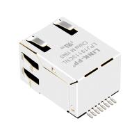 China Pulse J00004NLT Compatible LINK-PP LPJ19113CNL 10/100 Base-T  Without LED Tab Down China SMT RJ45 connector Suppliers for sale