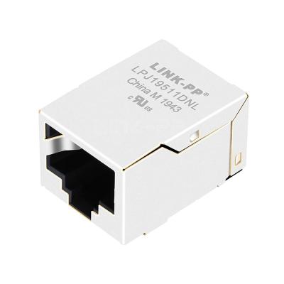 China Pulse JX0C-0005NL Compatible LINK-PP LPJ19511DNL 10/100 Base-T  Without LED Tab Down SMT Shielded Connector RJ45 for sale