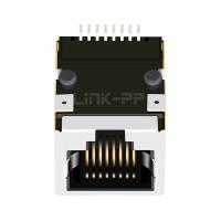 China Pulse J0C-0005NLT Compatible LINK-PP LPJ19111DNL 10/100 Base-T  Without LED Tab Down China Reasonable Price SMT RJ45 Connector for sale