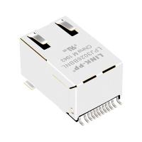 China LINK-PP LPJ3026BBNL 10/100 Base-T  Green/Yellow LED Tab Up SMT Vertical RJ45 Connector for sale