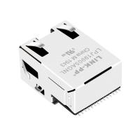 China LPJ19905AGNL 10/100 Base-T Tab Up Yellow/Green Led SMT Rj45 connector With Magnetics for sale