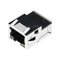 China LPJ19905AGNL 10/100 Base-T Tab Up Yellow/Green Led SMT Rj45 connector With Magnetics for sale
