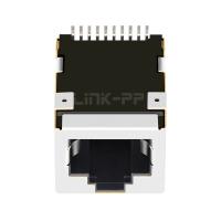 China LPJ19201DNL 10/100 Base-T Tab Up 1x1 Port  SMT RJ45 Connector Without LED for sale