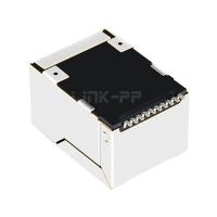 China LPJ19201DNL 10/100 Base-T Tab Up 1x1 Port  SMT RJ45 Connector Without LED for sale