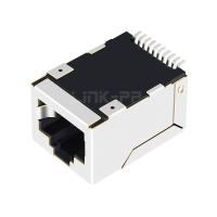 China LPJ19201DNL 10/100 Base-T Tab Up 1x1 Port  SMT RJ45 Connector Without LED for sale