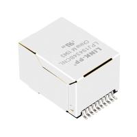 China LPJ19434BCNL SMT RJ45 connector Suppliers China 10/100 Base-T Green/Green LED Tab Up for sale