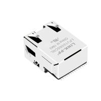 China LPJ19960CNL 10/100Mbps POE Ethernet SMT Ultra Low-Profile RJ45 Jack Tab Up Without Led for sale