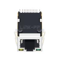 China LPJ3094ABNL 10/100 Base-T Tab Up Green/Yellow Led SMD RJ45 Integrated Magnetic Jack for sale