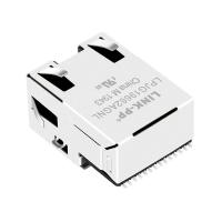 China LPJG19662AGNL 100 Base-T SMT RJ45 connector Tab Up in stock Yellow/Green LED for sale