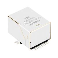 China MRJG-11S771TRS Compatible LINK-PP LPJG19018CNL-1 Tab Up Single Port SMT RJ45 Magjack Without Led for sale
