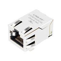 China LPJM19434CNL 2.5G Base-T 1X1 Port Tab Up SMT RJ45 Magjack Female Connector Without Led for sale