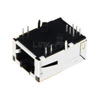 China Belfuse L829-1X1T-91 Compatible LINK-PP LPJK7001AONL 10/100 Base-T Low Profile RJ45 Magjack With LED Tab Up for sale