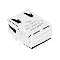 China LPJK7008ALNL 10/100 Base-T Low Profile RJ45 Magjack With Green&Orange/Yellow LED for sale