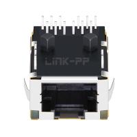 China LPJK7004A98NL 10/100 Base-T Low Profile RJ45 Magjack Tab Up Orange&Green/Yellow LED for sale