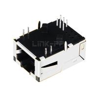 China LPJK7001AHNL 10/100 Base-T Low Profile rj45 Magjack Tab Up Green/Yellow LED for sale