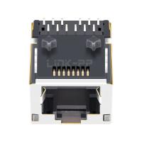 China LINK-PP LPJK7003B98NL 10/100/1000 Base-T Yellow&Green/Green LED Tab Up Low Profile RJ45 Magjack Connector for sale