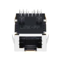 China LPJK7436CNL 100/1000 Base-T Low Profile RJ45 Magjack Without LED Tab Up for sale