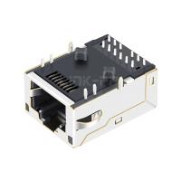 China LPJK7039A55NL 100/1000 Base-T Tab Up Single Port Low Profile RJ45 Jack O&G/O&G Led for sale