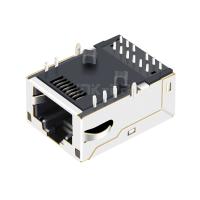 China LPJK7036A98NL 10/100/1000 Base-T Tab Up Low Profile Connector RJ45 Orange&Green/Yellow LED for sale
