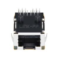 China LPJK7436AHNL Low Profile rj45 female connector 1000 Base-T Tab Up Green/Yellow LED for sale