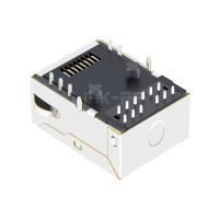 China LPJK9072A110NL 10G Base-T Low Profile Ethernet RJ45 Magjack Tab Up Yellow&Green/Green Led for sale