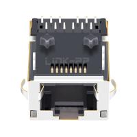 China LPJK9072A110NL 10G Base-T Low Profile Ethernet RJ45 Magjack Tab Up Yellow&Green/Green Led for sale