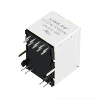 China Amphenol HR871198A Compatible LINK-PP LPJD6253BWNL 10/100 Base-T Vertical T RJ45 Connector for sale
