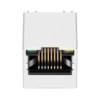 China RV1-12108K1A Compatible LINK-PP LPJD0011BENL 10/100 Base-T Green/Yellow Vertical Integrated Magnetic Jacks for sale