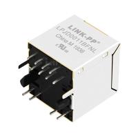 China Belfuse SI-46017-F Compatible LINK-PP LPJD0011BFNL 10/100 Base-T Green/Green LED Vertical Ethernet Port RJ45 Connector for sale