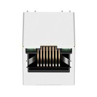China Belfuse SI-46017-F Compatible LINK-PP LPJD0011BFNL 10/100 Base-T Green/Green LED Vertical Ethernet Port RJ45 Connector for sale