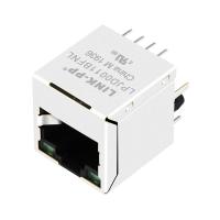 China Belfuse SI-46017-F Compatible LINK-PP LPJD0011BFNL 10/100 Base-T Green/Green LED Vertical Ethernet Port RJ45 Connector for sale
