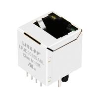 China Hanrun HR951155A Compatible LINK-PP LPJD0055BANL 10 Base-T Yellow/Green LED Vertical Ethernet RJ45 Connector for sale
