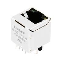 China YDS 51F-1201GYD2 Compatible LINK-PP LPJD0115BENL 10/100 Base-T Green&Yellow LED Vertical RJ45 Female PCB Connector for sale