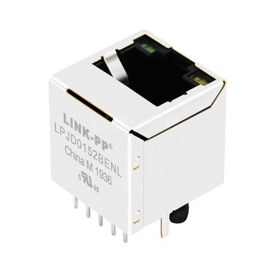 China Belfuse SI-46004-F Compatible LINK-PP LPJD0152BENL 10/100 Base-T Vertical RJ45 Fastjack Green&Yellow LED for sale