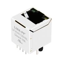 China Amphenol  LMJ2138814S0L1T1C Compatible LINK-PP LPJD4012BHNL 10/100 Base-T Vertical RJ45 Magjack Green&Yellow LED for sale