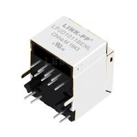 China Tyco 1-1840419-1 Compatible LINK-PP LPJD1011BENL 10/100Base-T Green/Yellow LED Vertical RJ45 Jack Connection for sale